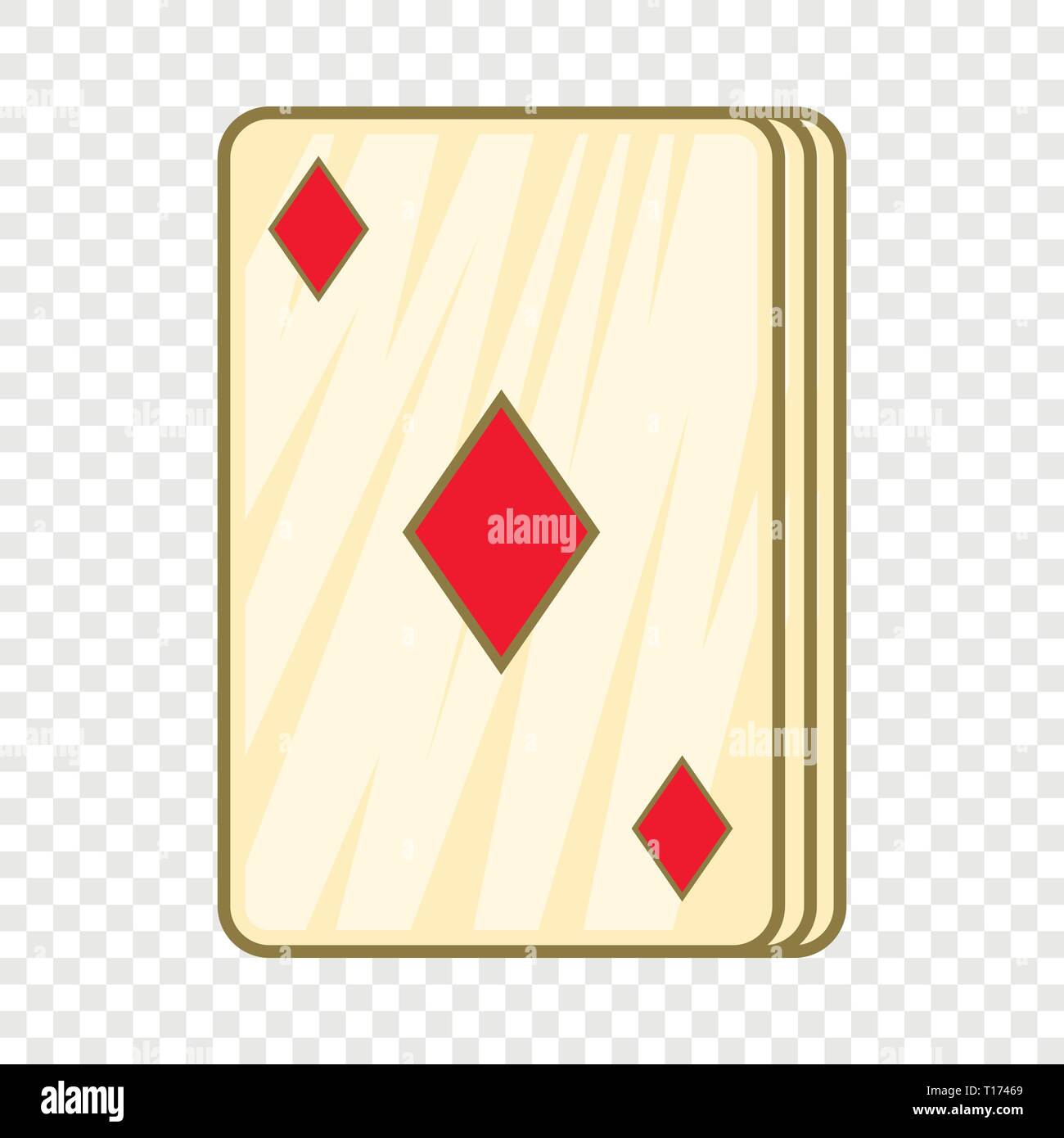 Playing card diamonds icon, cartoon style Stock Vector Image & Art - Alamy