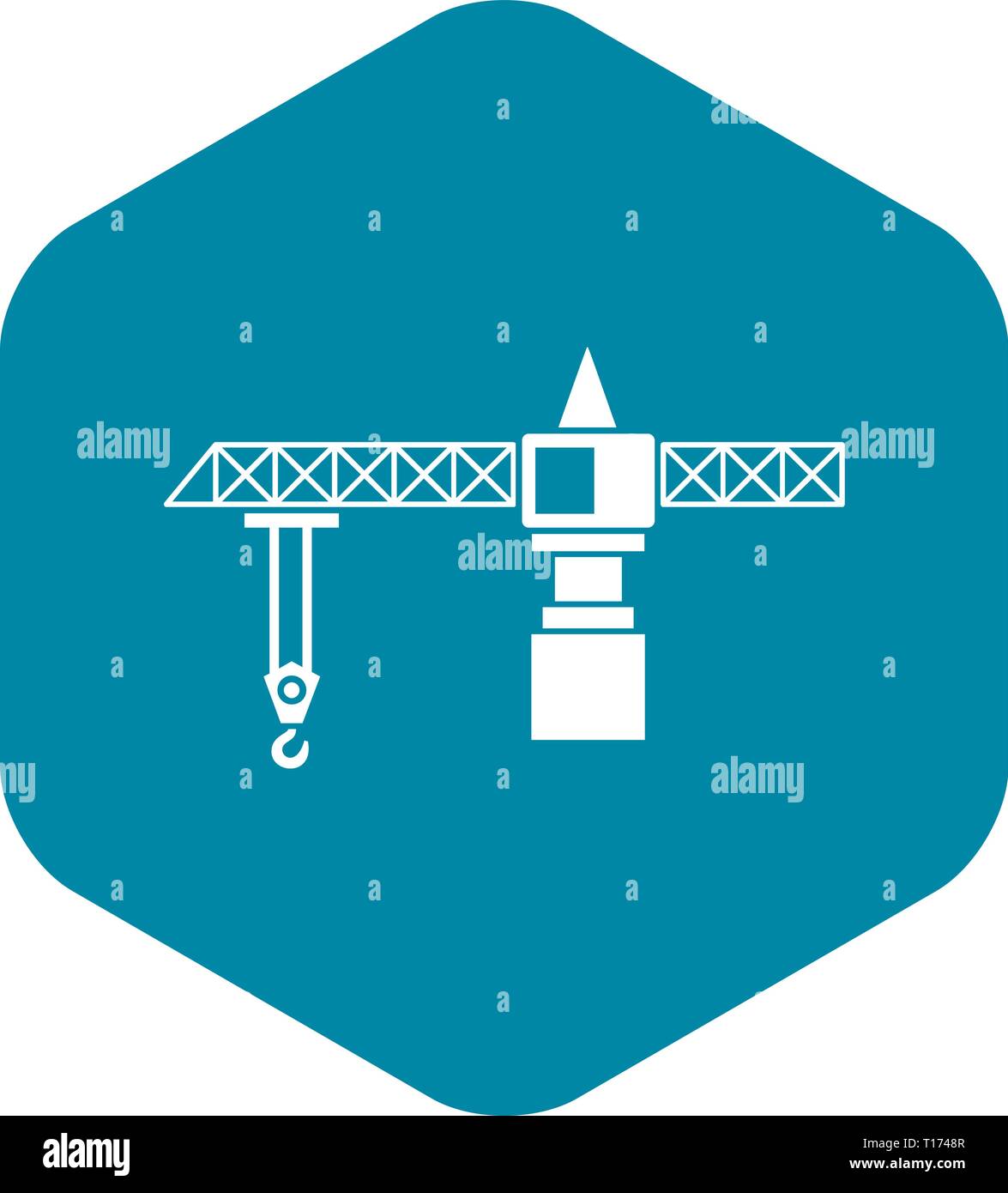 Crane icon, simple style Stock Vector Image & Art - Alamy