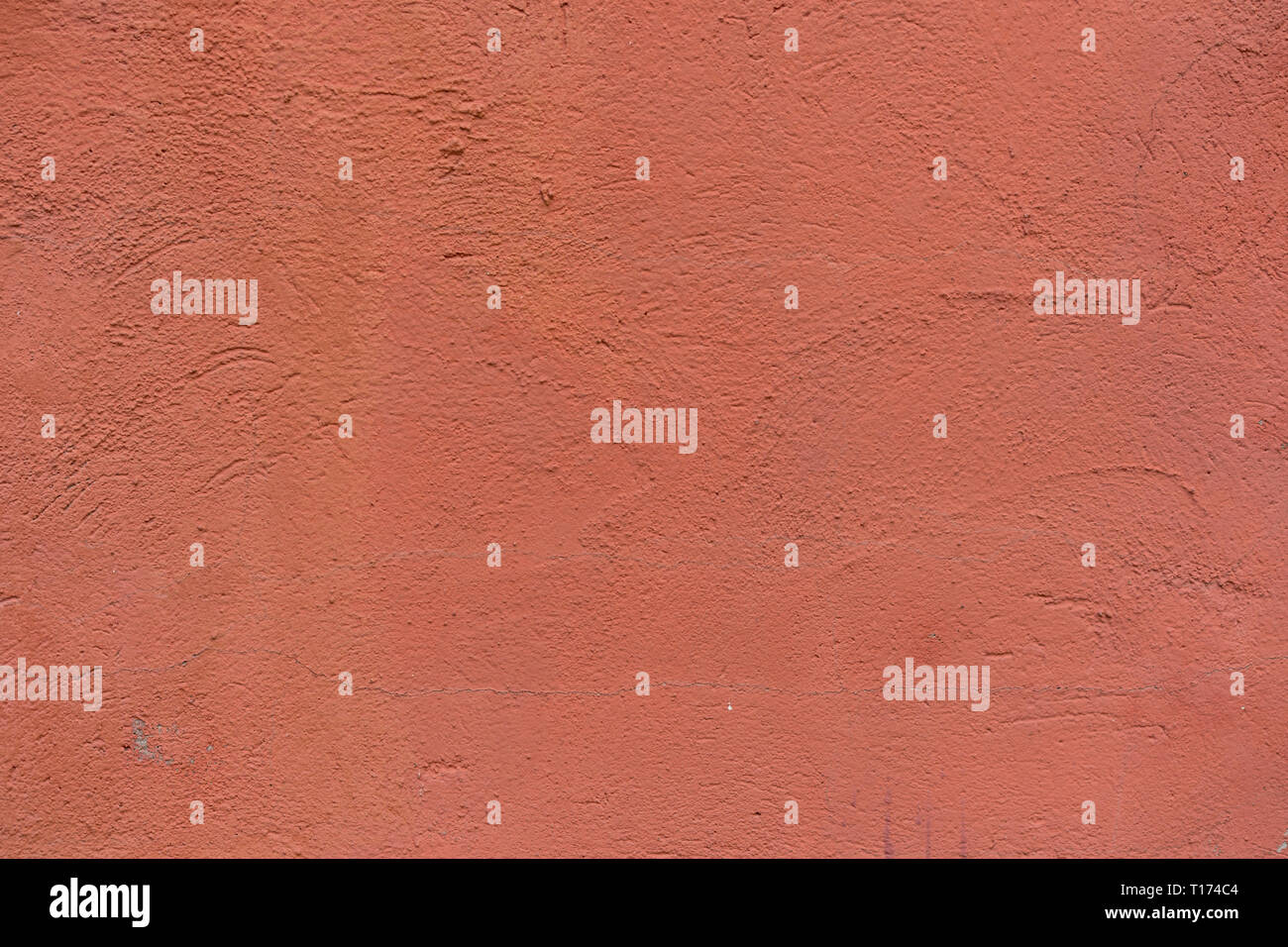red painted concrete wall Stock Photo - Alamy