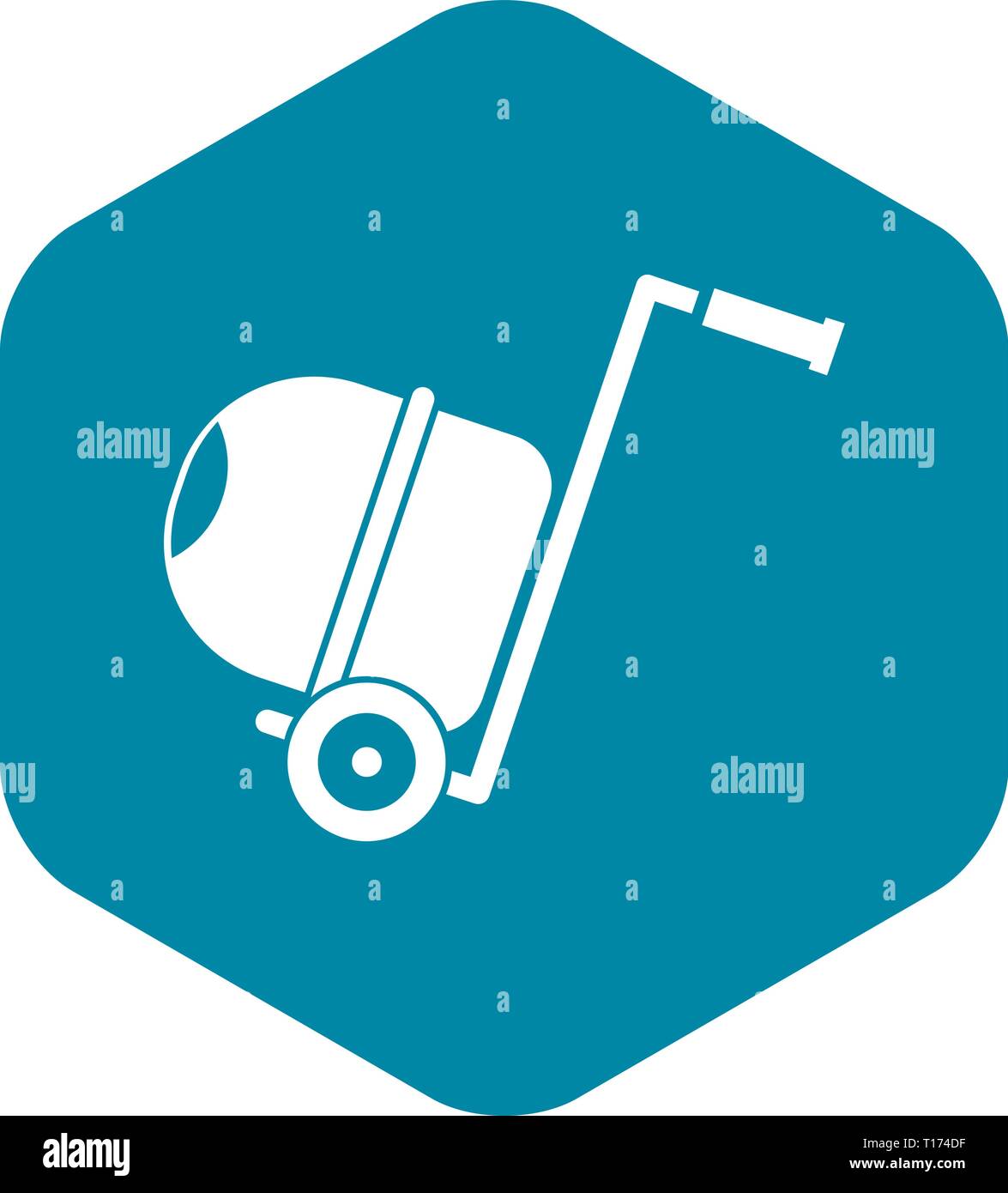 Concrete mixer icon, simple style Stock Vector Image & Art - Alamy