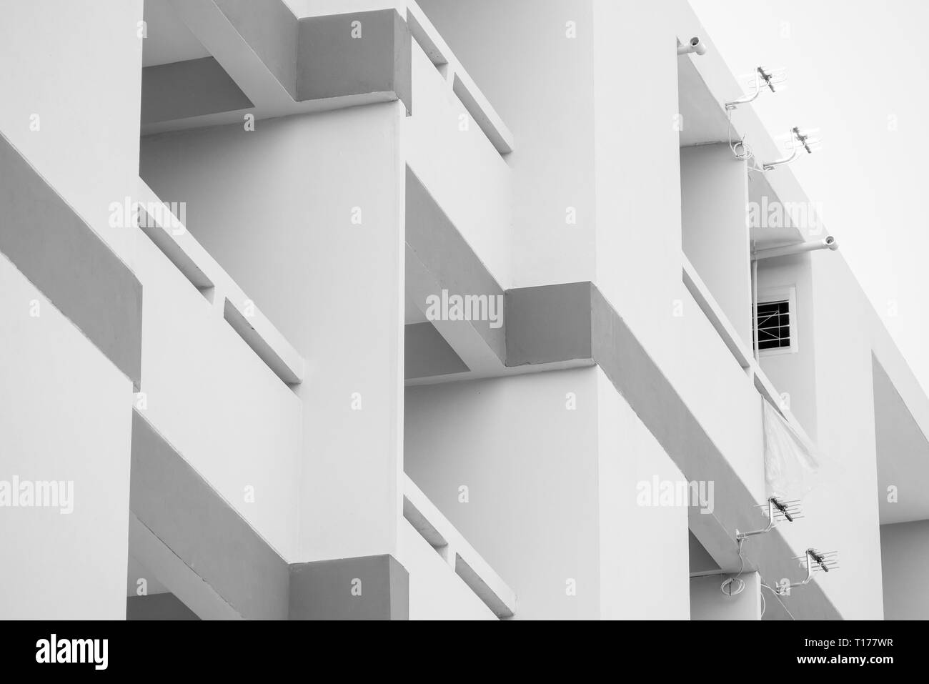 Abstract background architecture lines. modern architecture detail ...