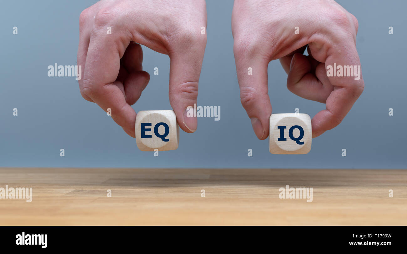 Symbol of the balance between emotional intelligence and the ...