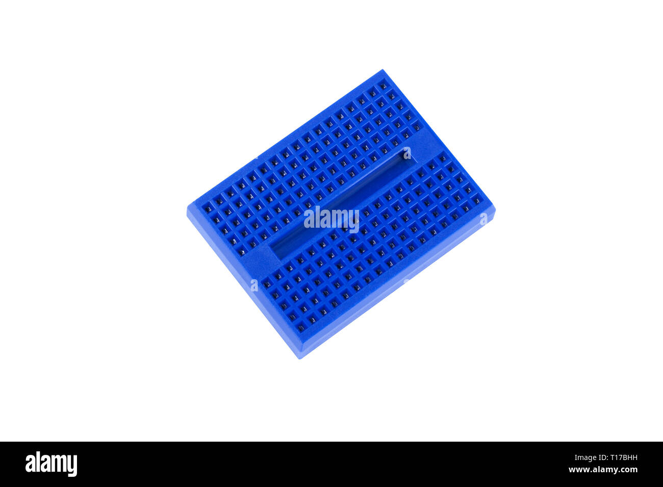 Mini Solderless Prototype Breadboard isolated Stock Photo - Alamy