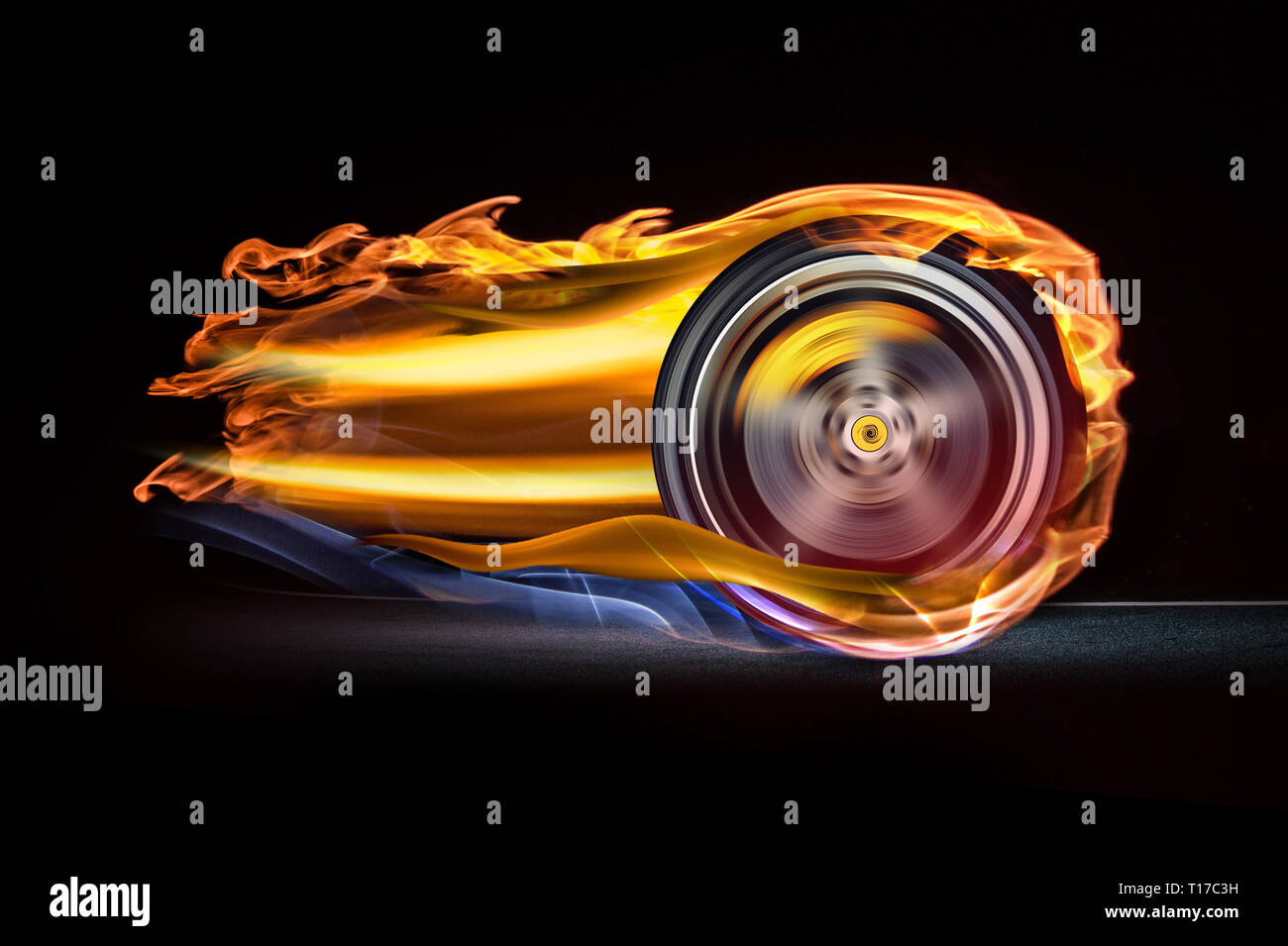 Wheel of fire hi-res stock photography and images - Alamy