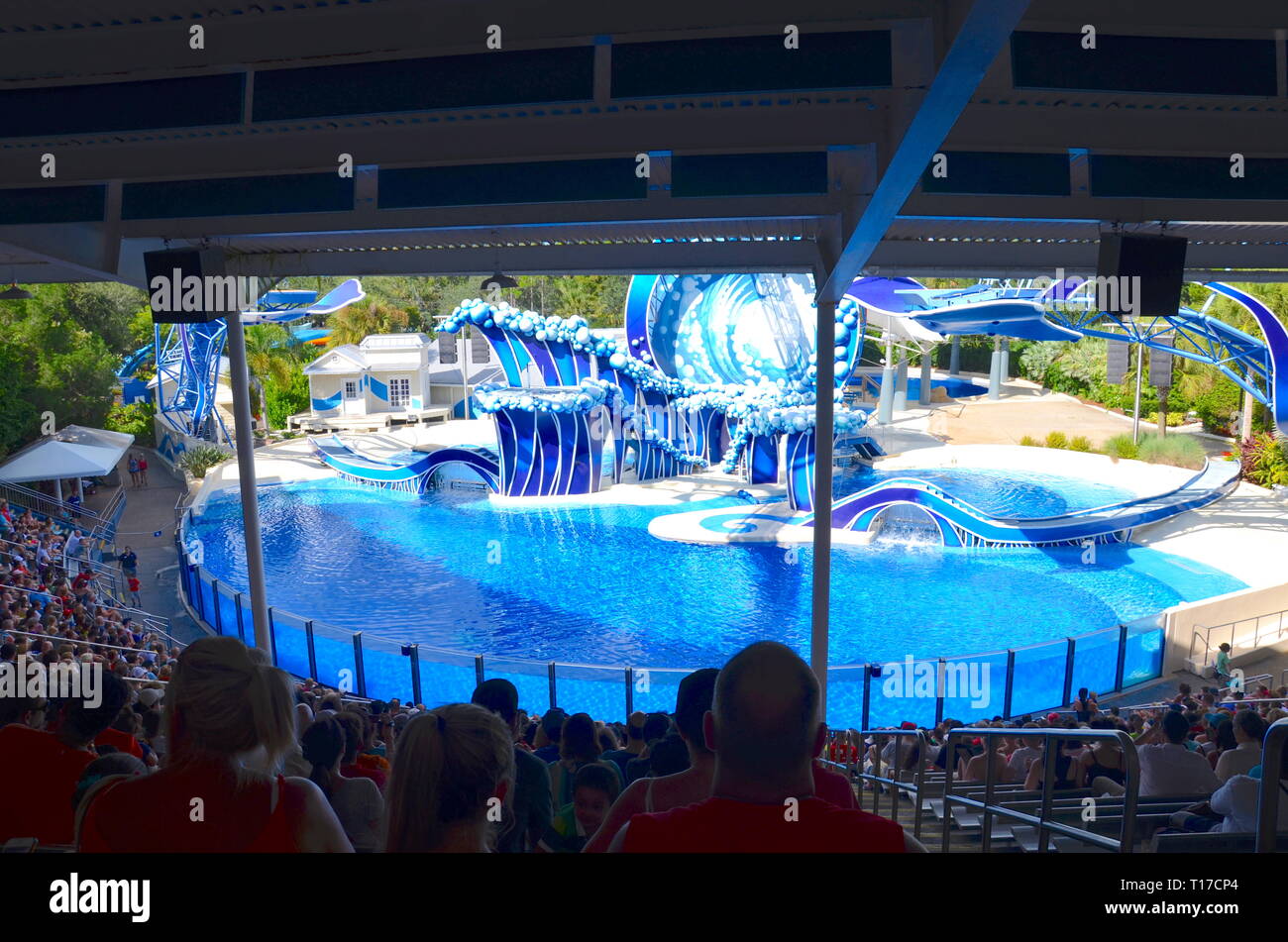 Smamu Stadium at Seaworld Orlando, USA Stock Photo - Alamy