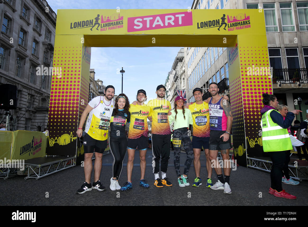 Eyal Booker, Jake Quickenden, Michelle Heaton and Frankie Foster during ...