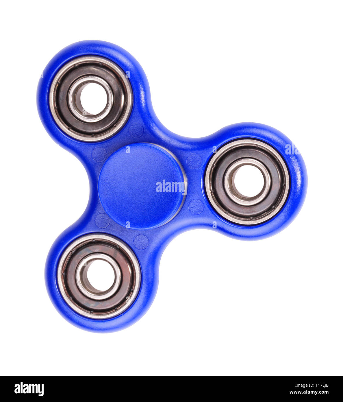 blue plastic toy isolated on white background at day Stock Photo - Alamy