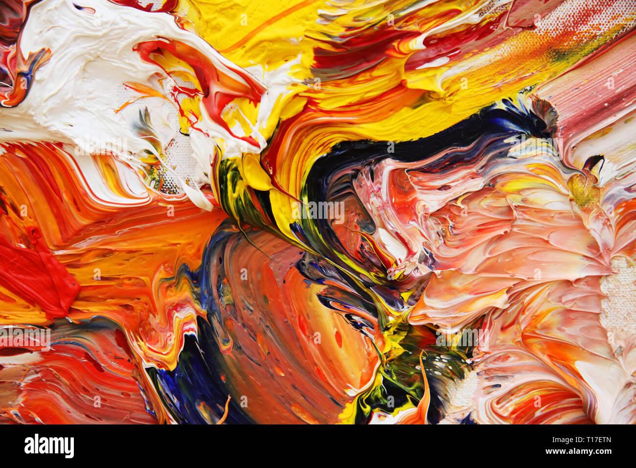 Oil colors as background Stock Photo - Alamy