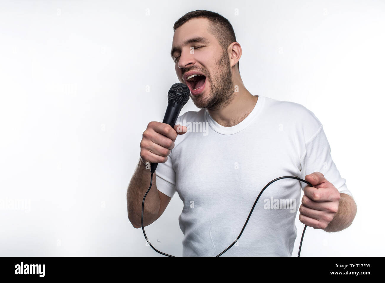 Cool guy microphone hi-res stock photography and images - Alamy