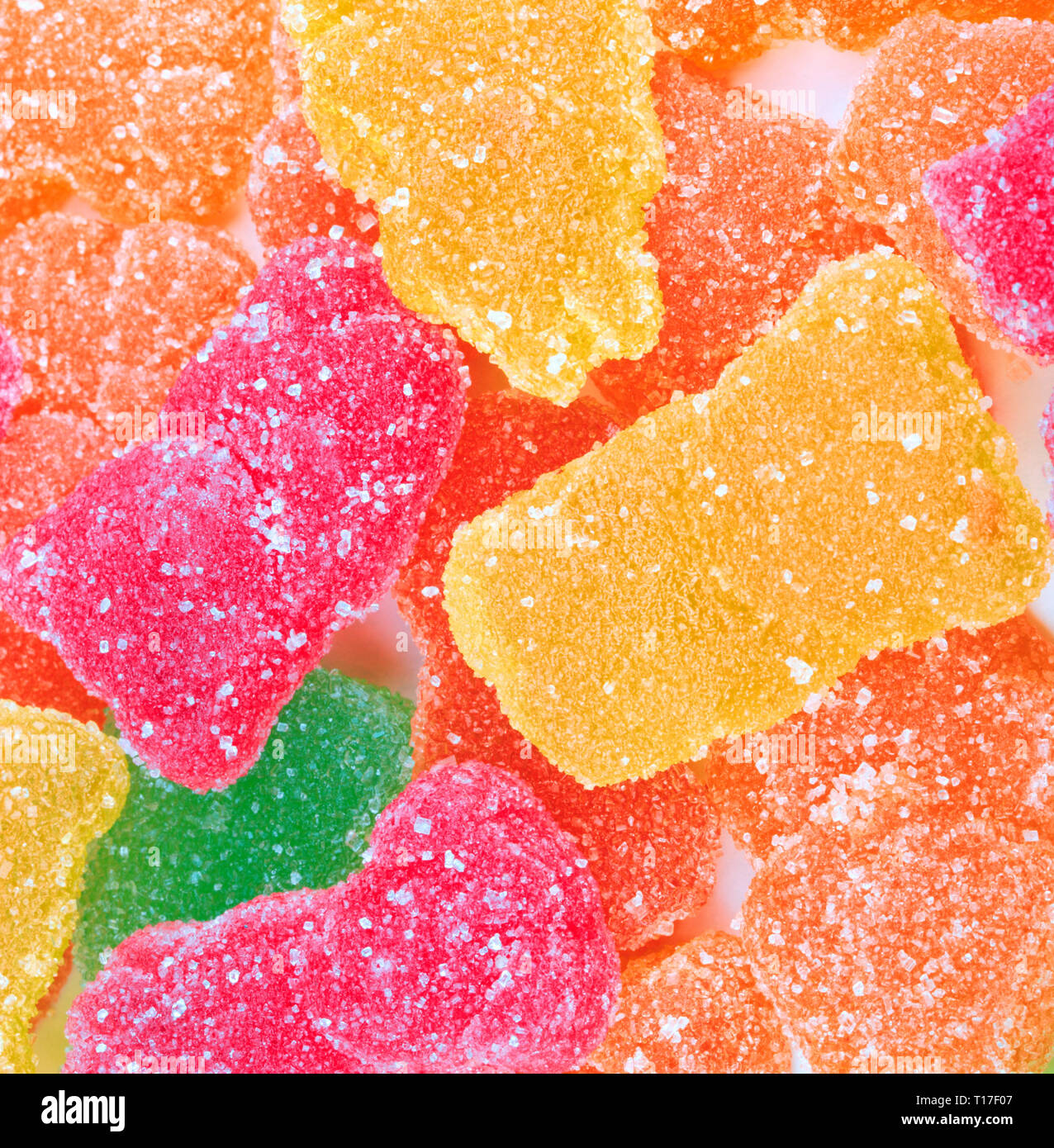 Multicolor Fruit Jelly Stock Photo - Alamy