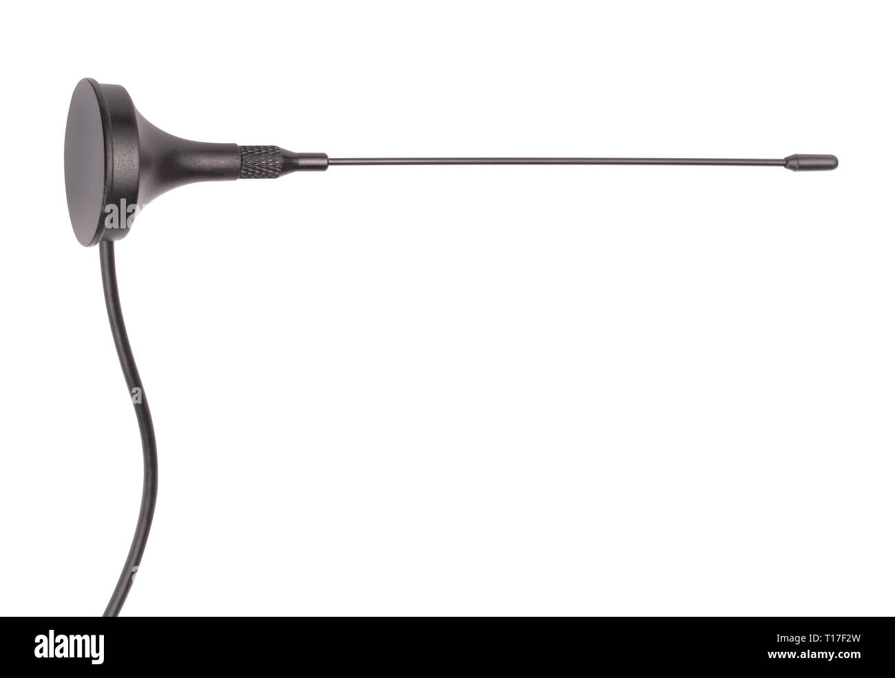 Black Antenna Isolated Stock Photo - Alamy