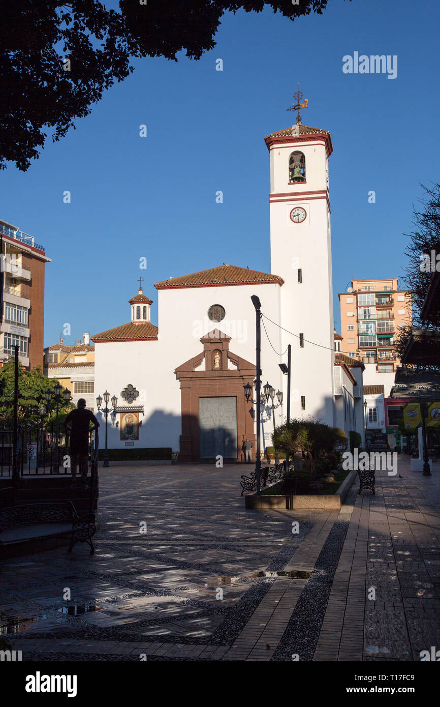 The Virgen del Rosario church in the Plaza de la Constitucion ...