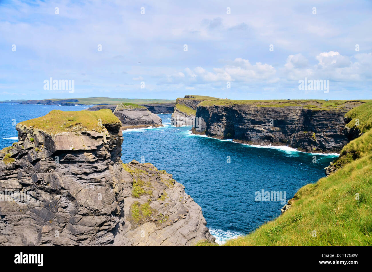 The Kilkee Cliff walk is a scenic 2 to 3 hour (8km) moderate loop walk ...
