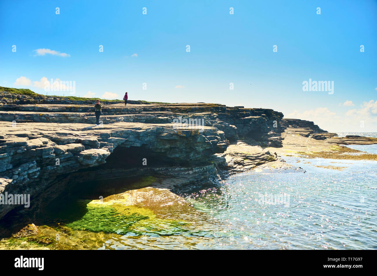 The Kilkee Cliff walk is a scenic 2 to 3 hour (8km) moderate loop walk ...
