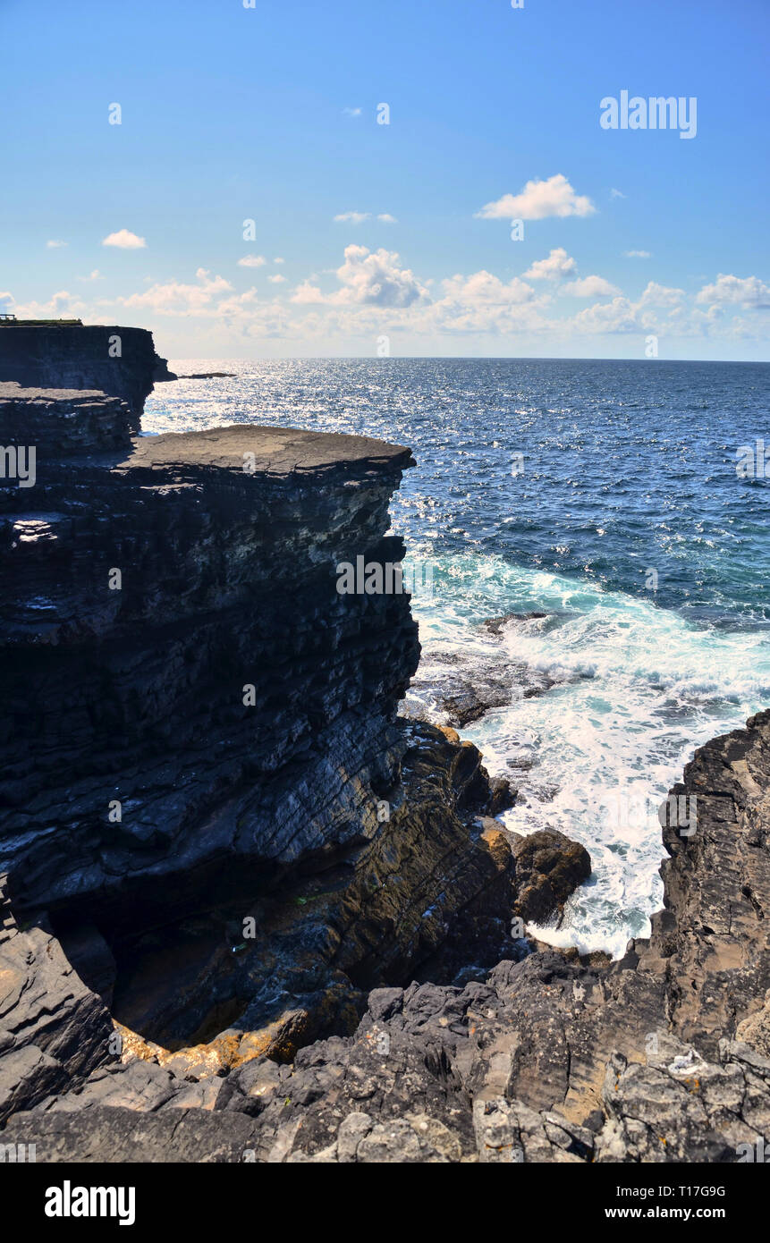 The Kilkee Cliff walk is a scenic 2 to 3 hour (8km) moderate loop walk ...