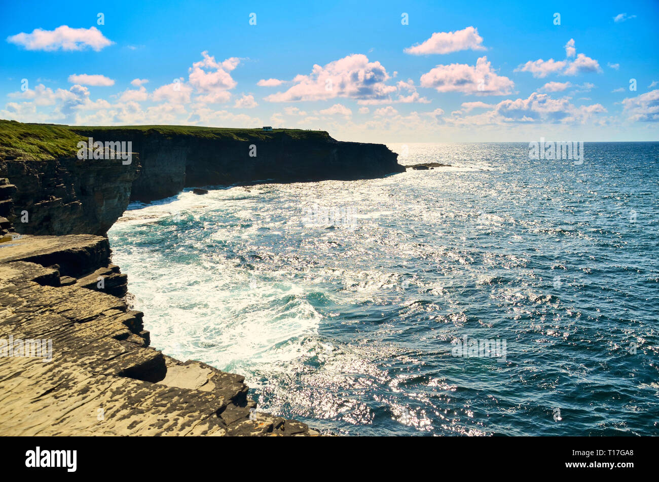 The Kilkee Cliff walk is a scenic 2 to 3 hour (8km) moderate loop walk ...