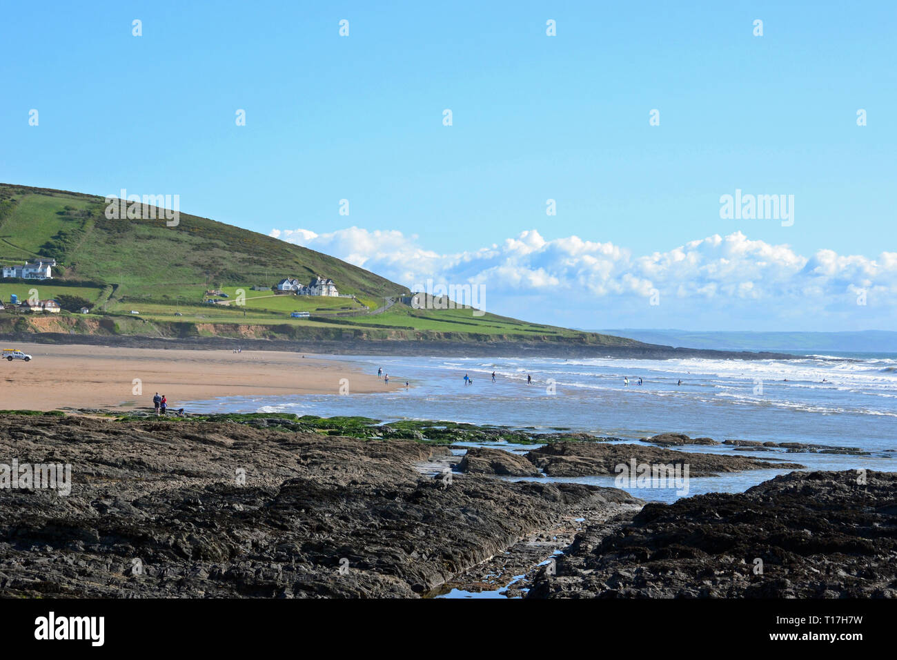 Croyde Bay, Croyde Beach, Croyde, Braunton, North Devon, UK Stock Photo ... Croyde Bay, Croyde Beach, Croyde, Braunton, North Devon, UK Stock Photo ...