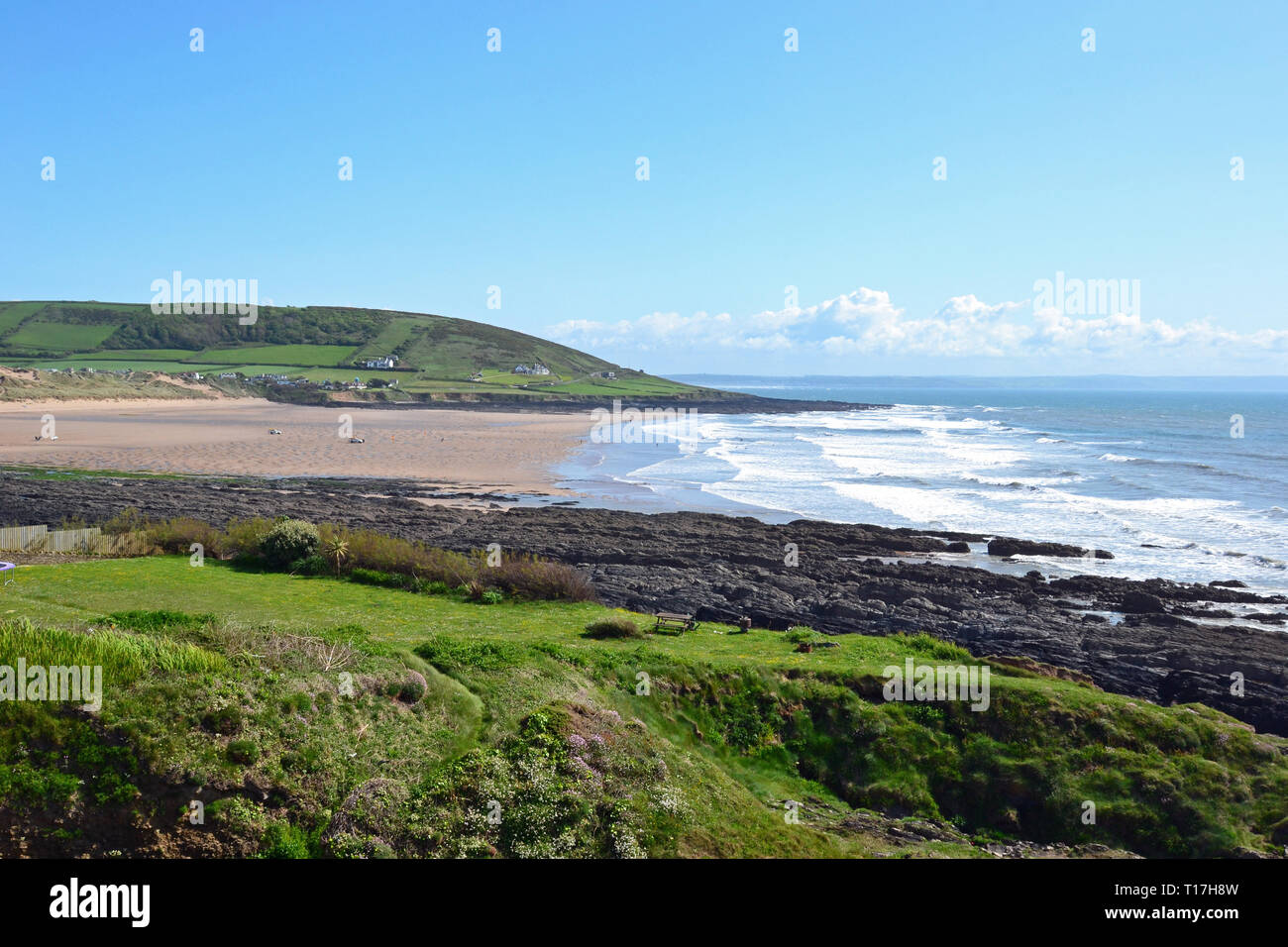 Croyde Bay, Croyde Beach, Croyde, Braunton, North Devon, UK Stock Photo ... Croyde Bay, Croyde Beach, Croyde, Braunton, North Devon, UK Stock Photo ...