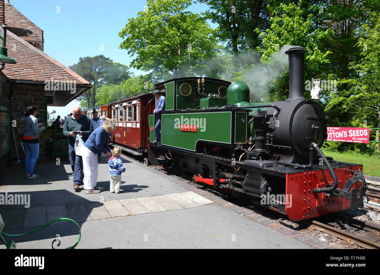 The Lynton and Barnstaple Railway, Woody Bay Railway Station, Woody Bay ...