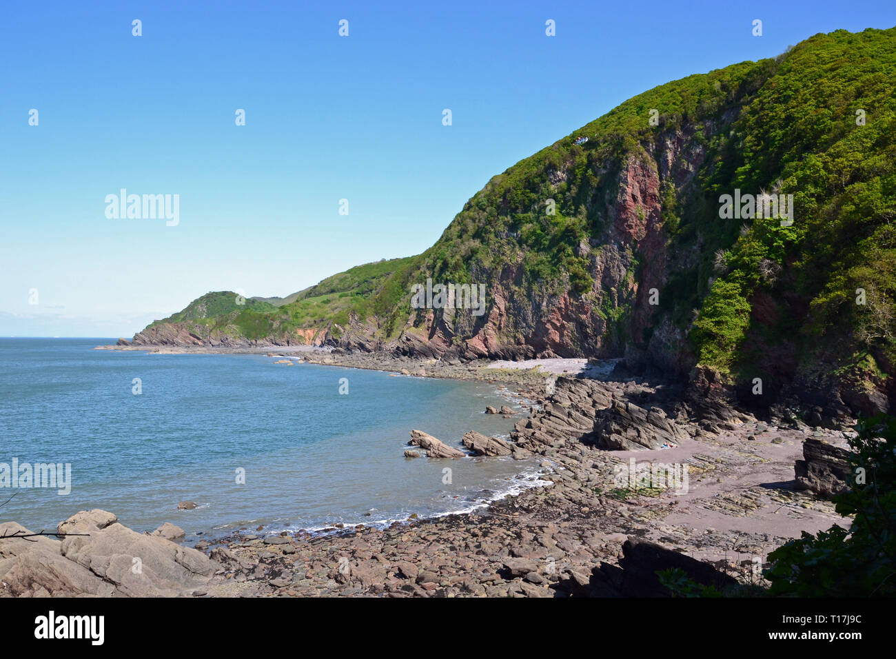 Woody Bay, Devon, UK Stock Photo - Alamy