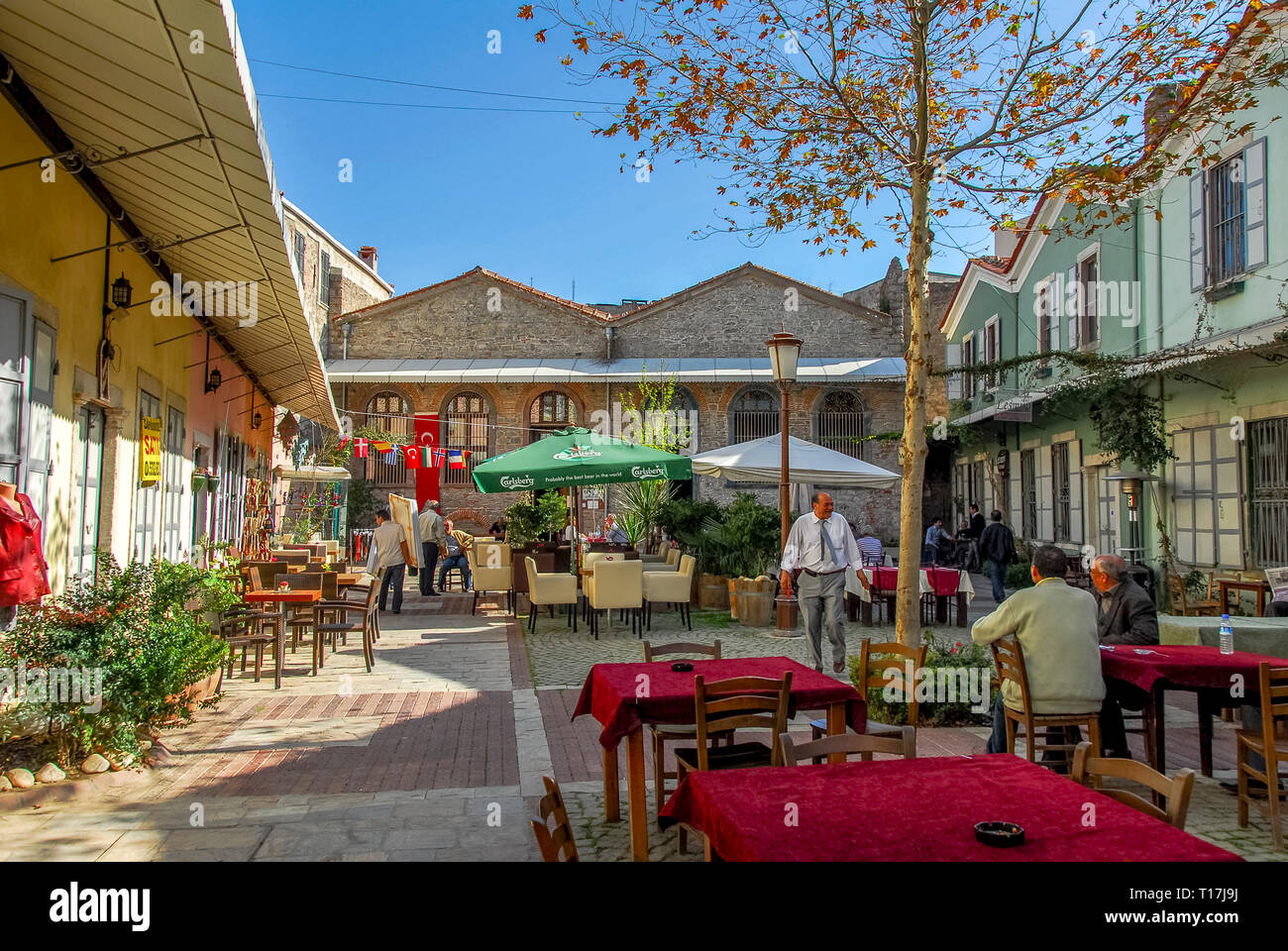 Izmir, Turkey, 22 March 2010: Abacioglu Han at Anafartalar Konak Stock ...