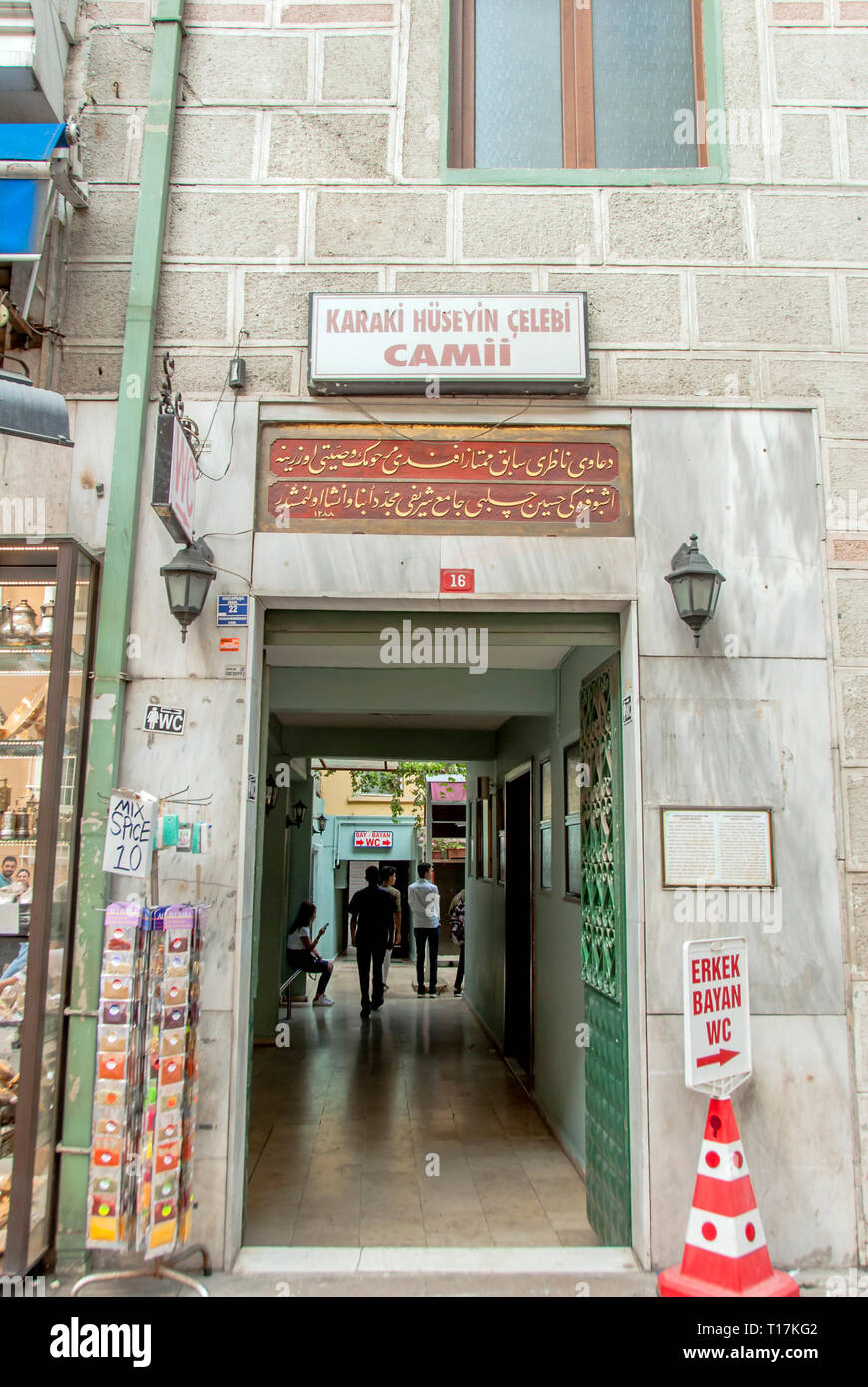 Istanbul, Turkey, 23 August 2018: Karaki Huseyin Celebi Mosque at ...
