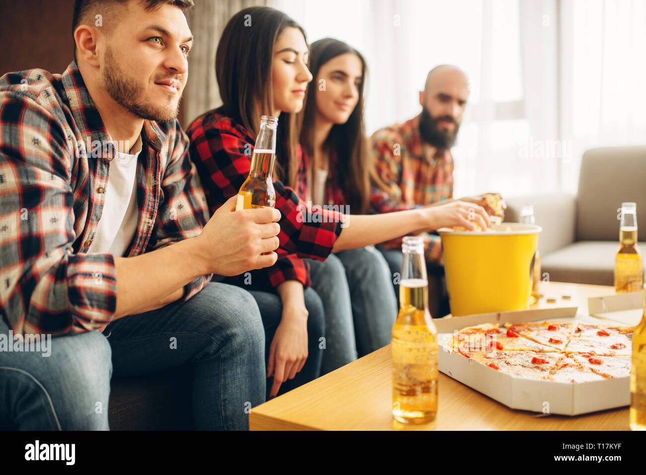 Football fans upset about losing favorite team Stock Photo - Alamy