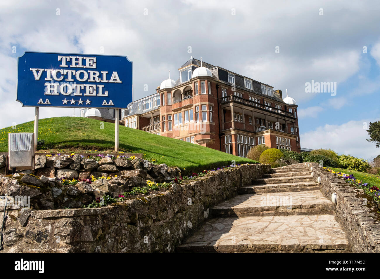 The Victoria Hotel, Sidmouth, Devon, UK Stock Photo - Alamy