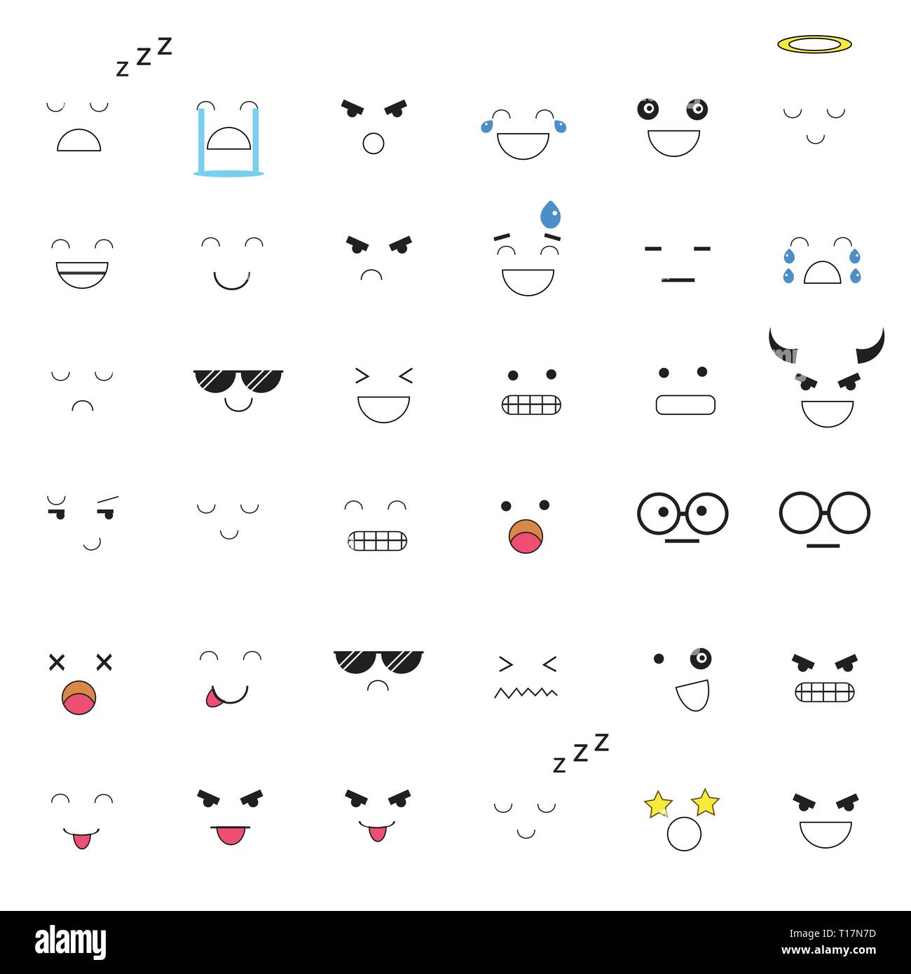 Fear emoticon Cut Out Stock Images & Pictures - Alamy