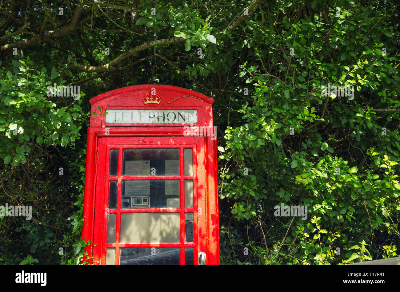 Traditional telephone box wales hi-res stock photography and images - Alamy