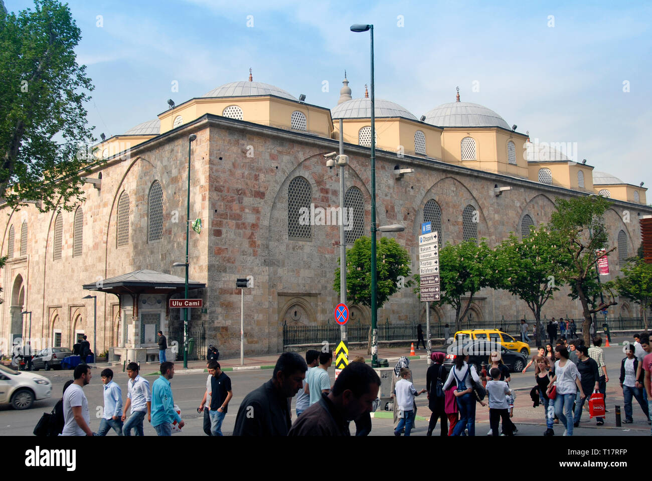 Bursa, Turkey, 29 April 2012: Ulu Mosque Stock Photo - Alamy