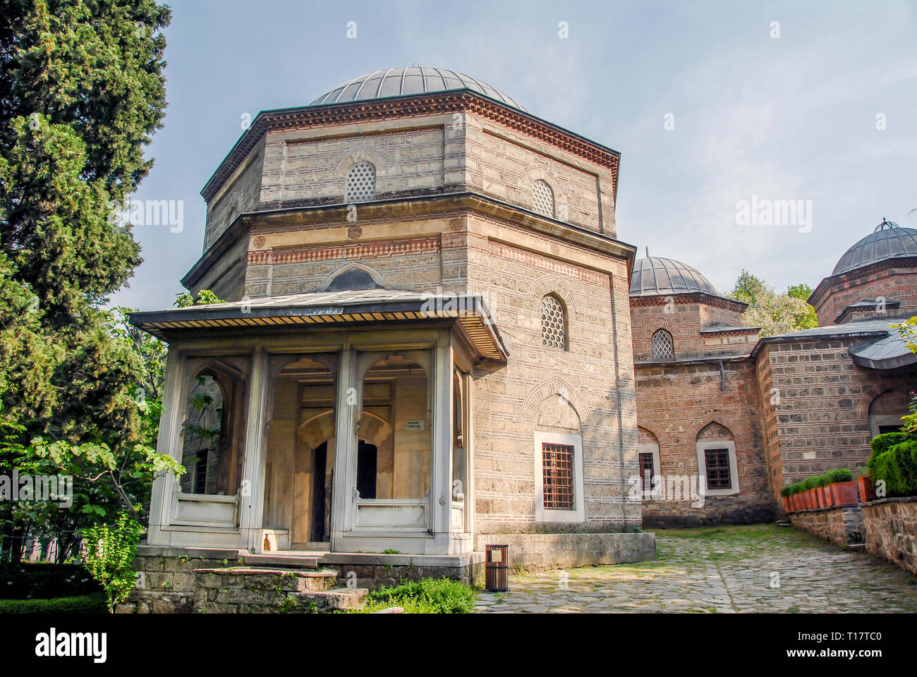 Bursa, Turkey, 01 May 2012: Muradiye complex, Tomb of Sehzade Ahmed ...