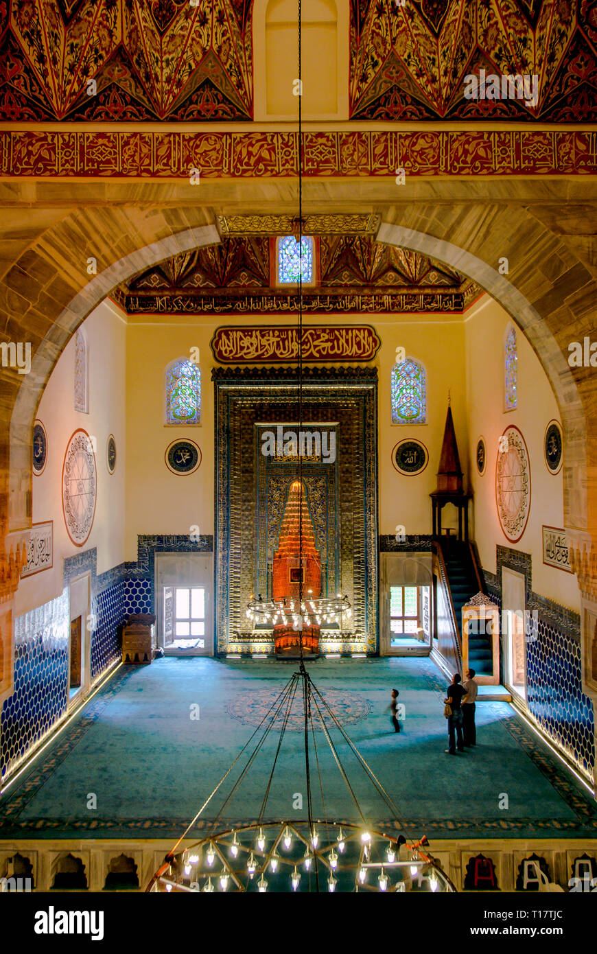 Bursa, Turkey, 01 May 2012: Green Mosque Stock Photo - Alamy