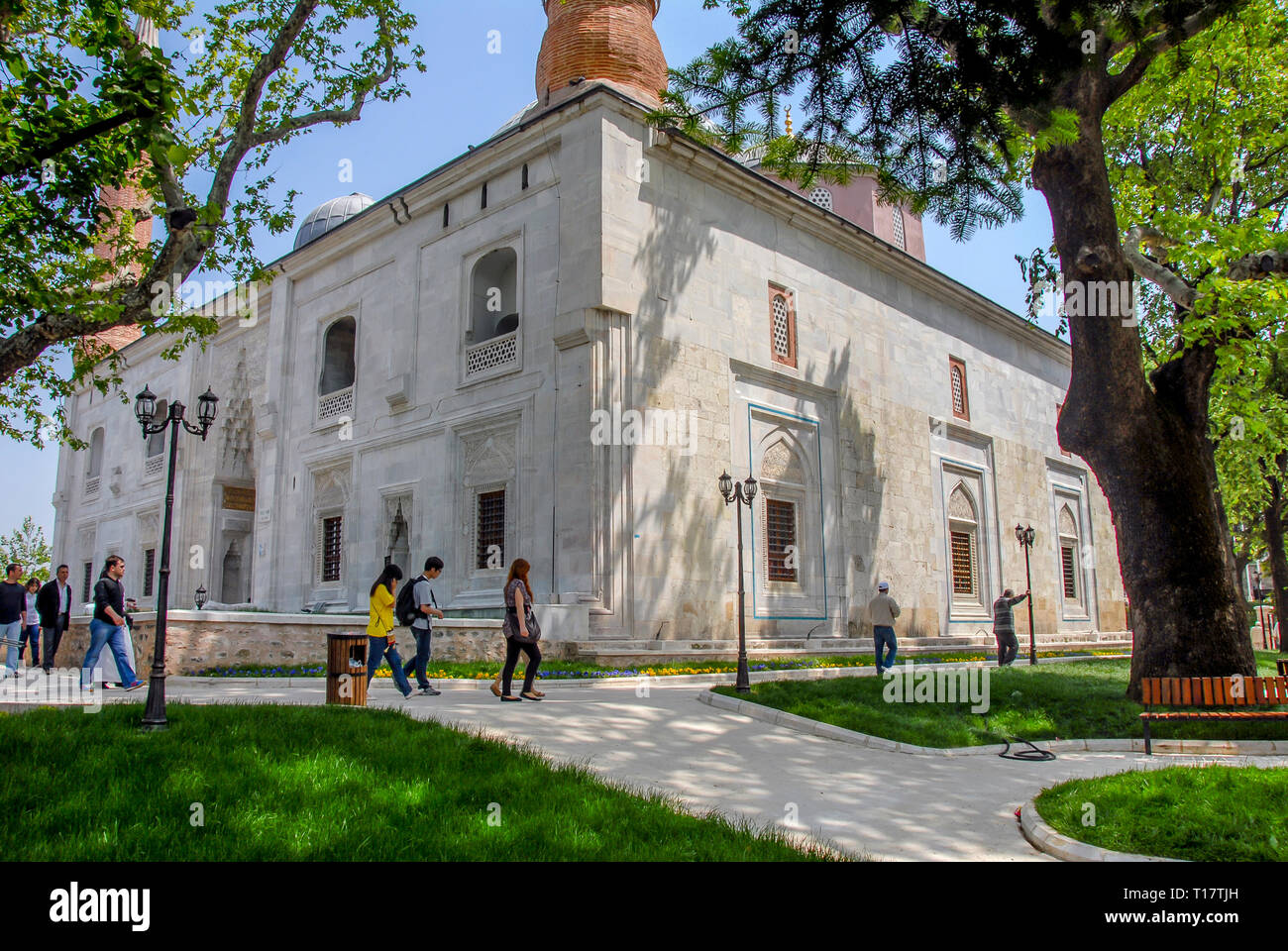 Bursa, Turkey, 01 May 2012: Green Mosque also known as Mosque of Mehmed ...