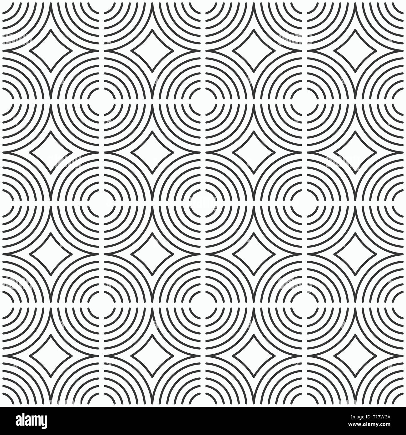 Wallpaper circles pattern minimal Cut Out Stock Images & Pictures - Alamy