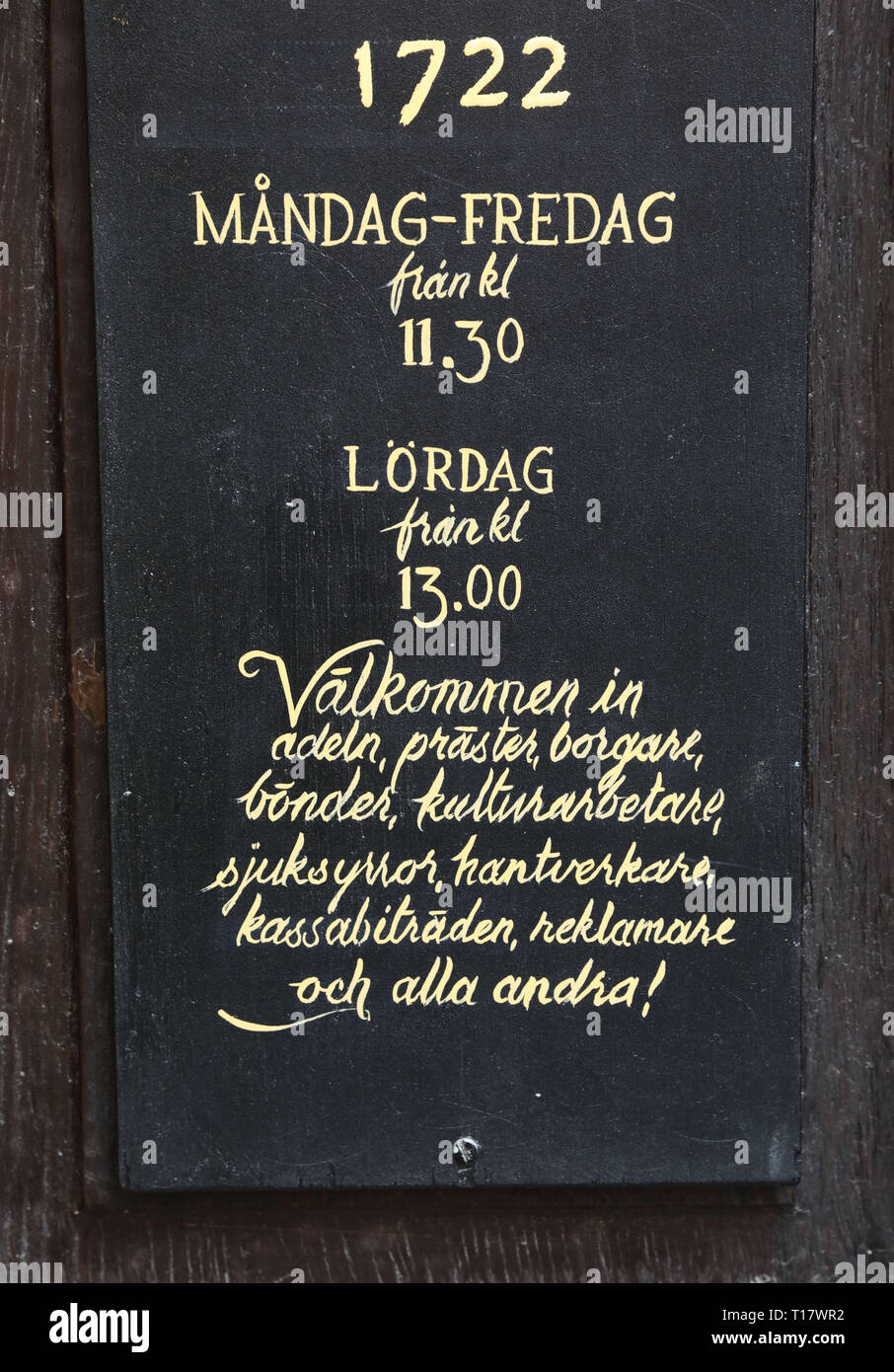 Old town in Stockholm. Photo Jeppe Gustafsson Stock Photo - Alamy