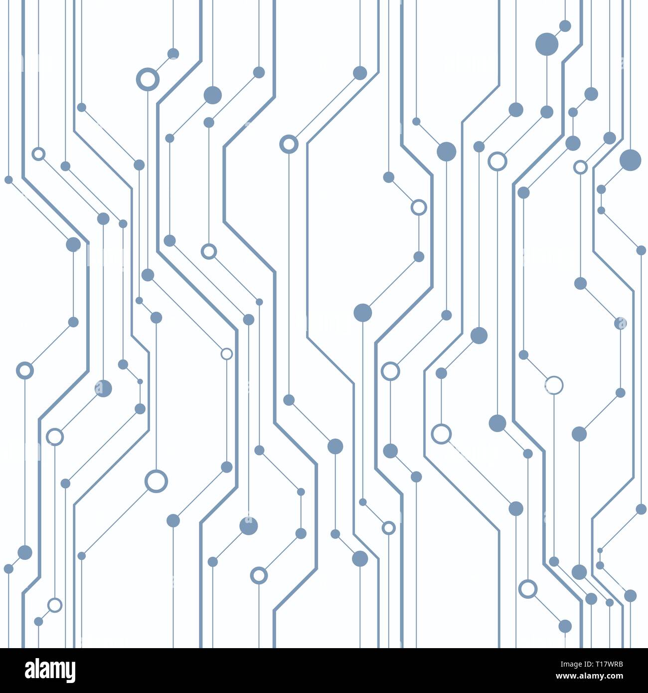 Abstract seamless pattern of lines and circles. Modern stylish texture ...