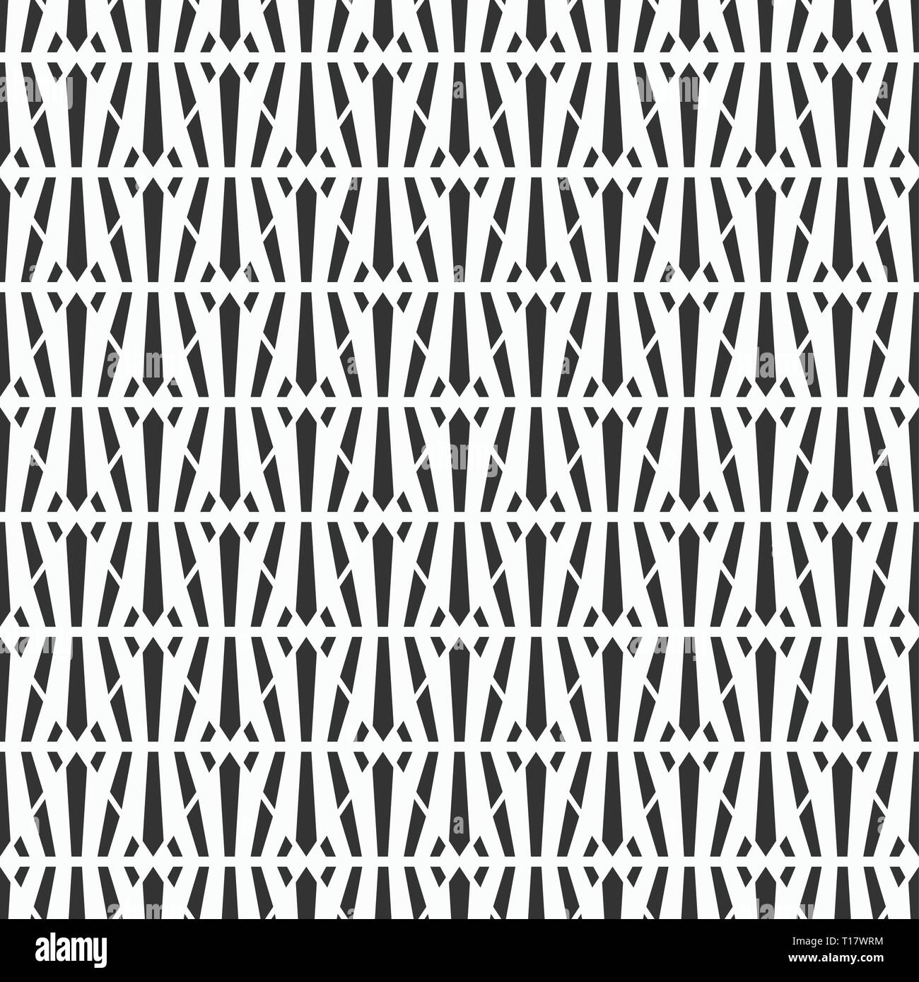 Abstract seamless pattern. Modern stylish texture. Regularly repeating ethnic geometric ornament ...