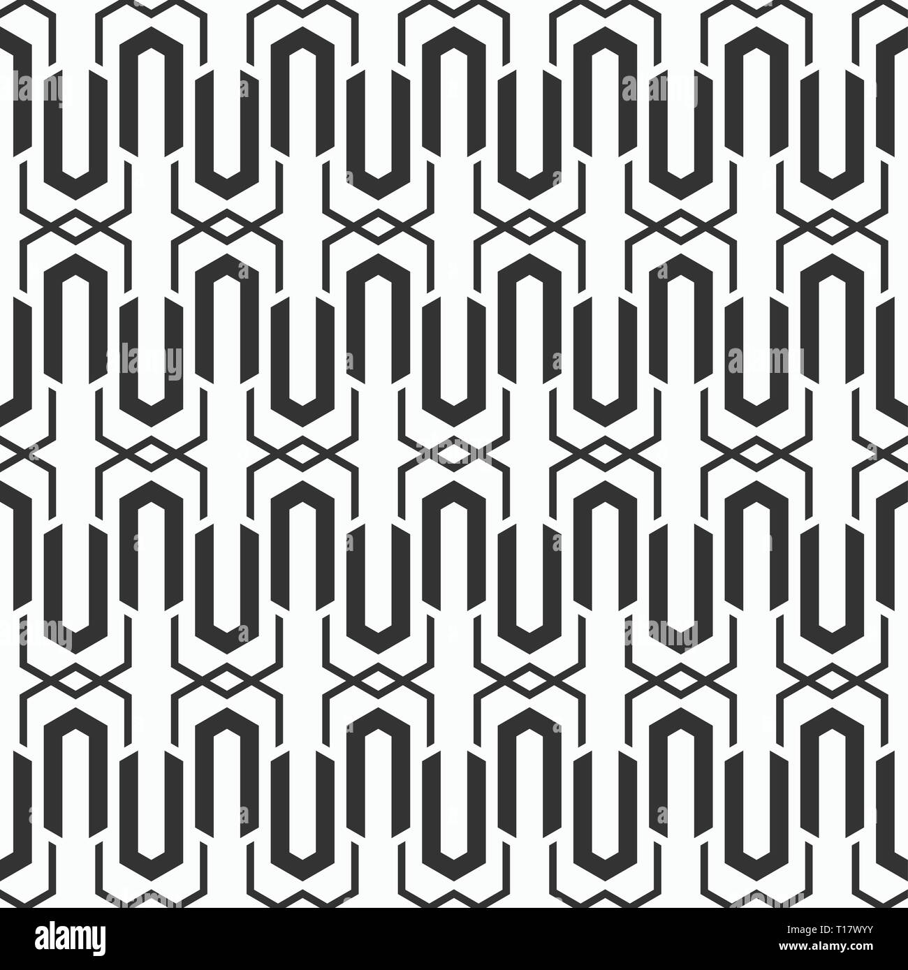 Abstract geometric seamless pattern. Modern stylish texture. Regularly repeating geometric tiles ...