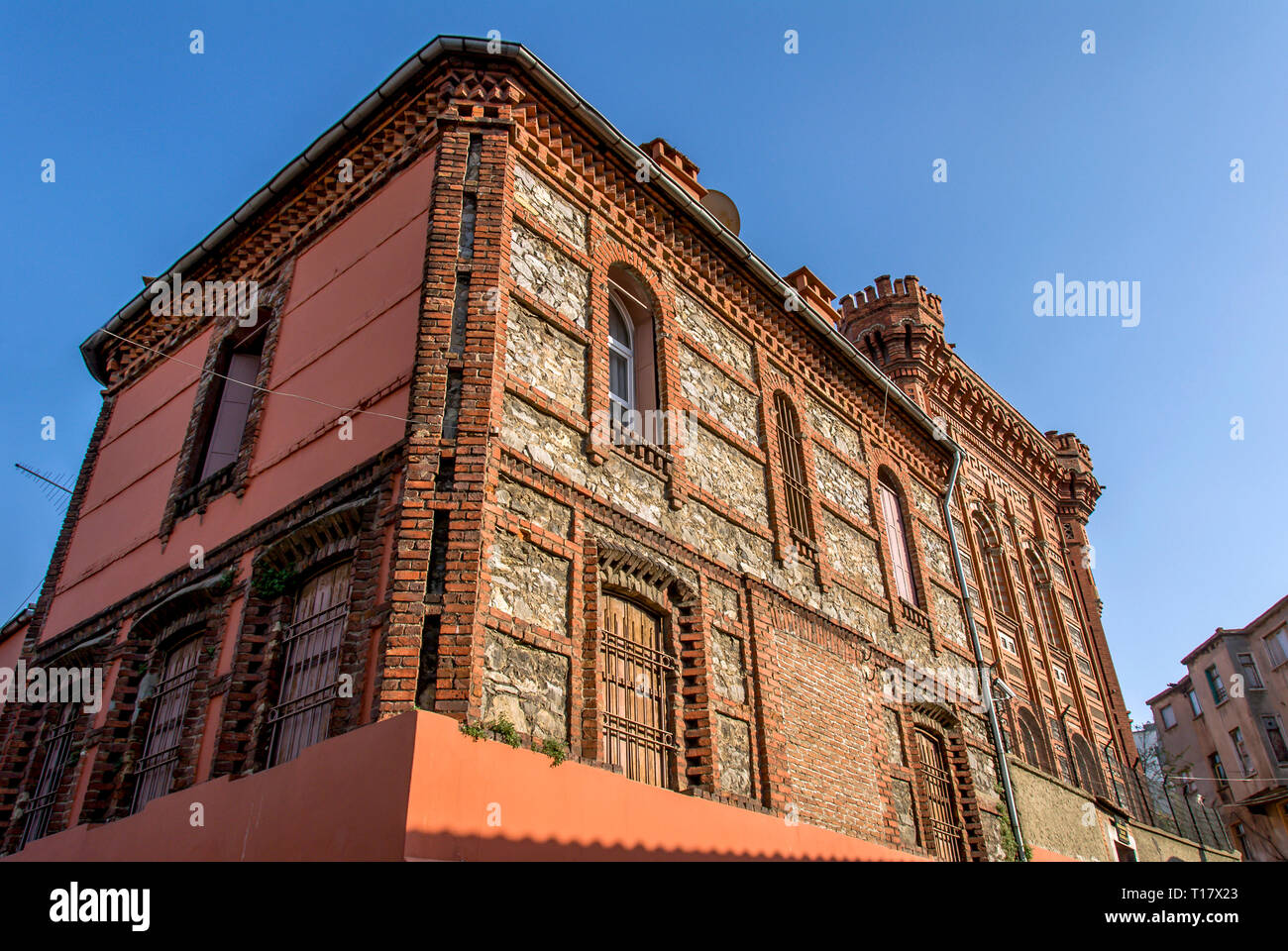Istanbul, Turkey, 21 April 2006: Kizil Church Balat, Halic Stock Photo ...