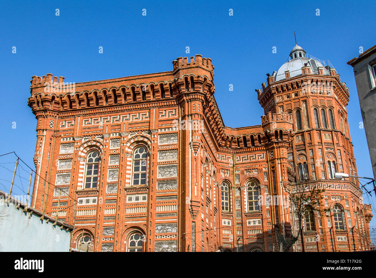 Istanbul, Turkey, 21 April 2006: Kizil Church Balat, Halic Stock Photo ...