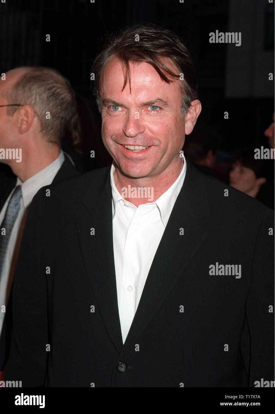 LOS ANGELES, CA. August 12, 1997: Actor Sam Neill at the premiere of ...