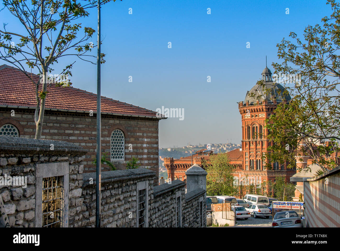 Istanbul, Turkey, 21 April 2006: Kizil Church Balat, Halic Stock Photo ...