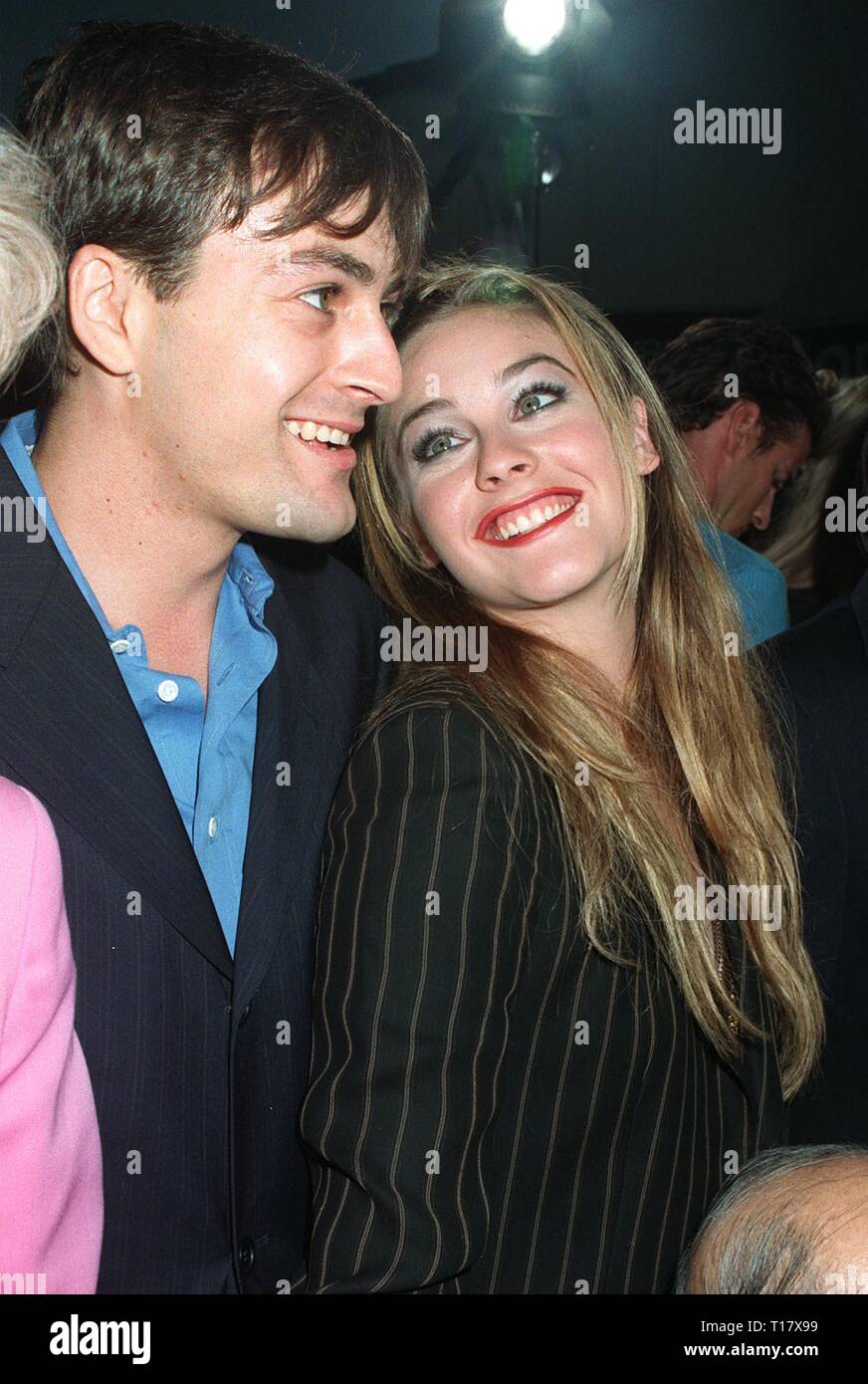 LOS ANGELES, CA. August 25, 1997: Actress Alicia Silverstone & brother ...