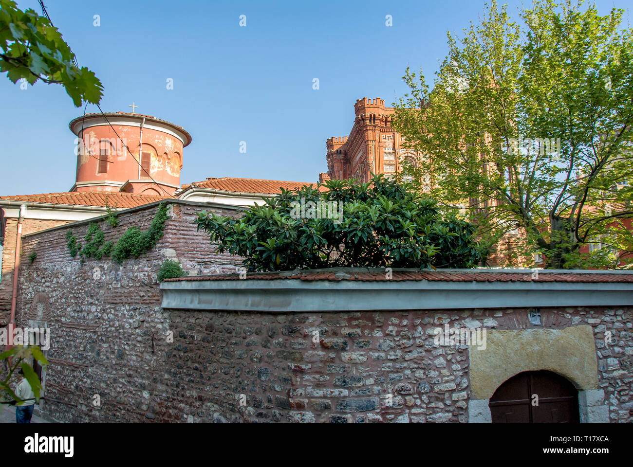 Istanbul, Turkey, 21 April 2006: Kizil Church Balat, Halic Stock Photo ...