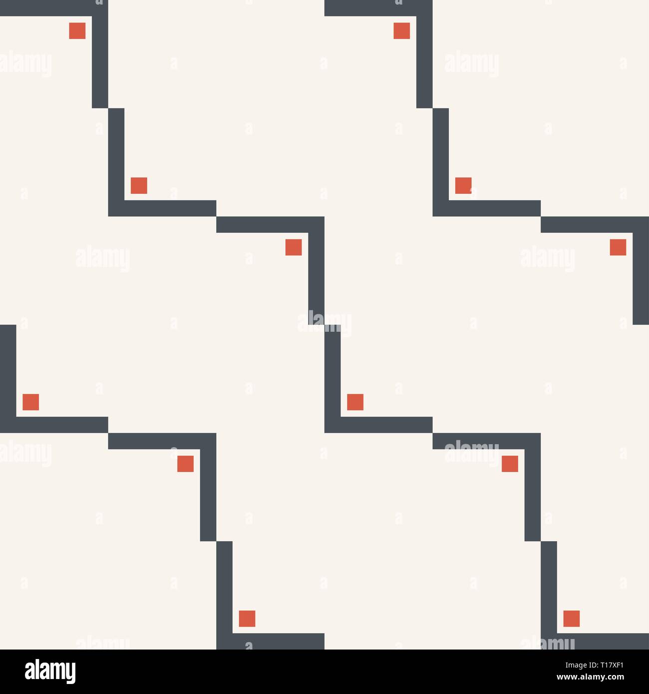 Abstract seamless pattern. Modern stylish texture. Repeating geometric tiles. Bold rectangular ...