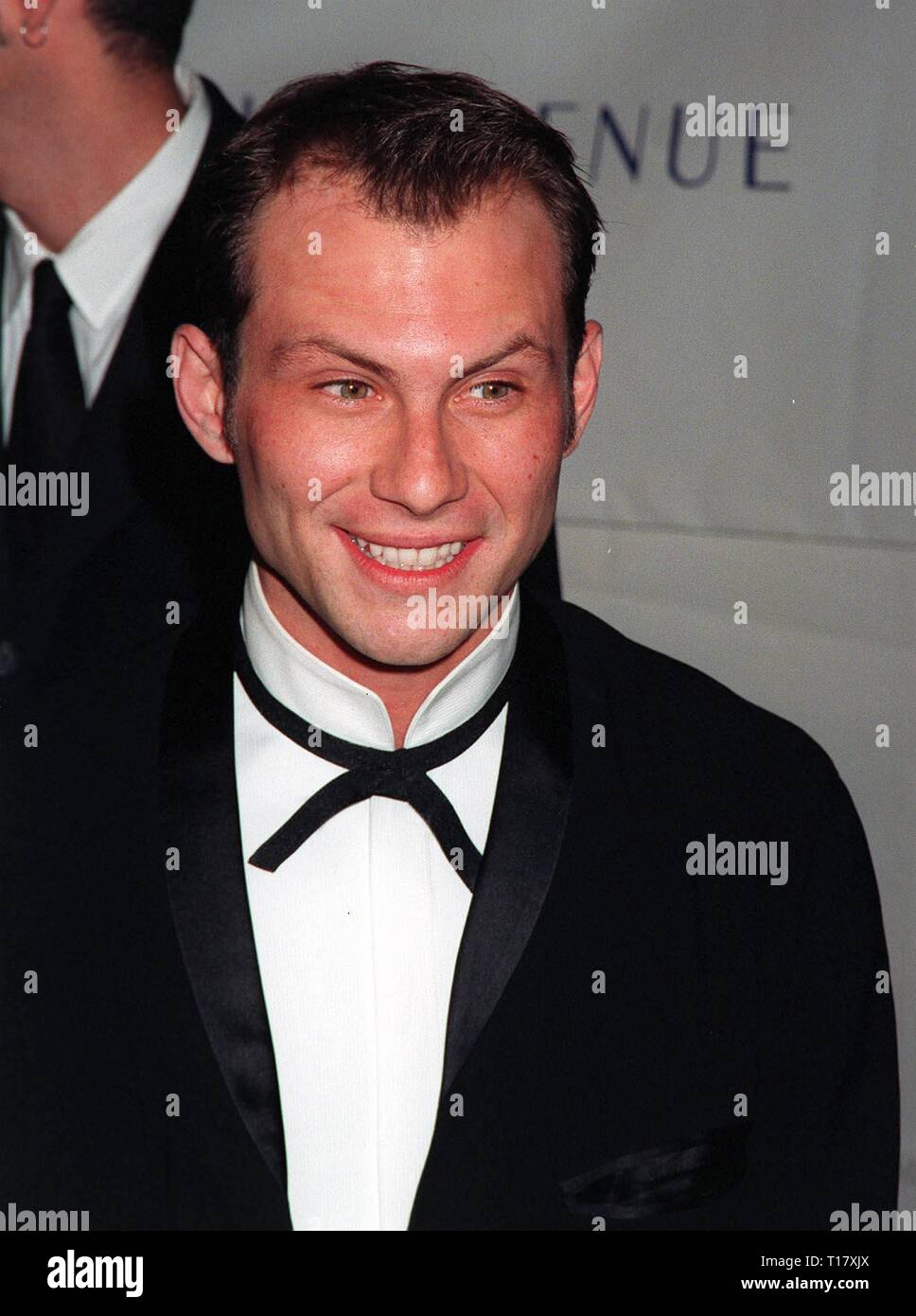 LOS ANGELES, CA. December 04, 1997: Actor Christian Slater at the Fire ...