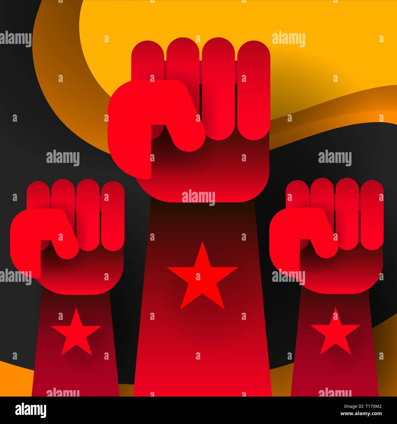 Revolution flat. Social network vector. White background. Revolution ...