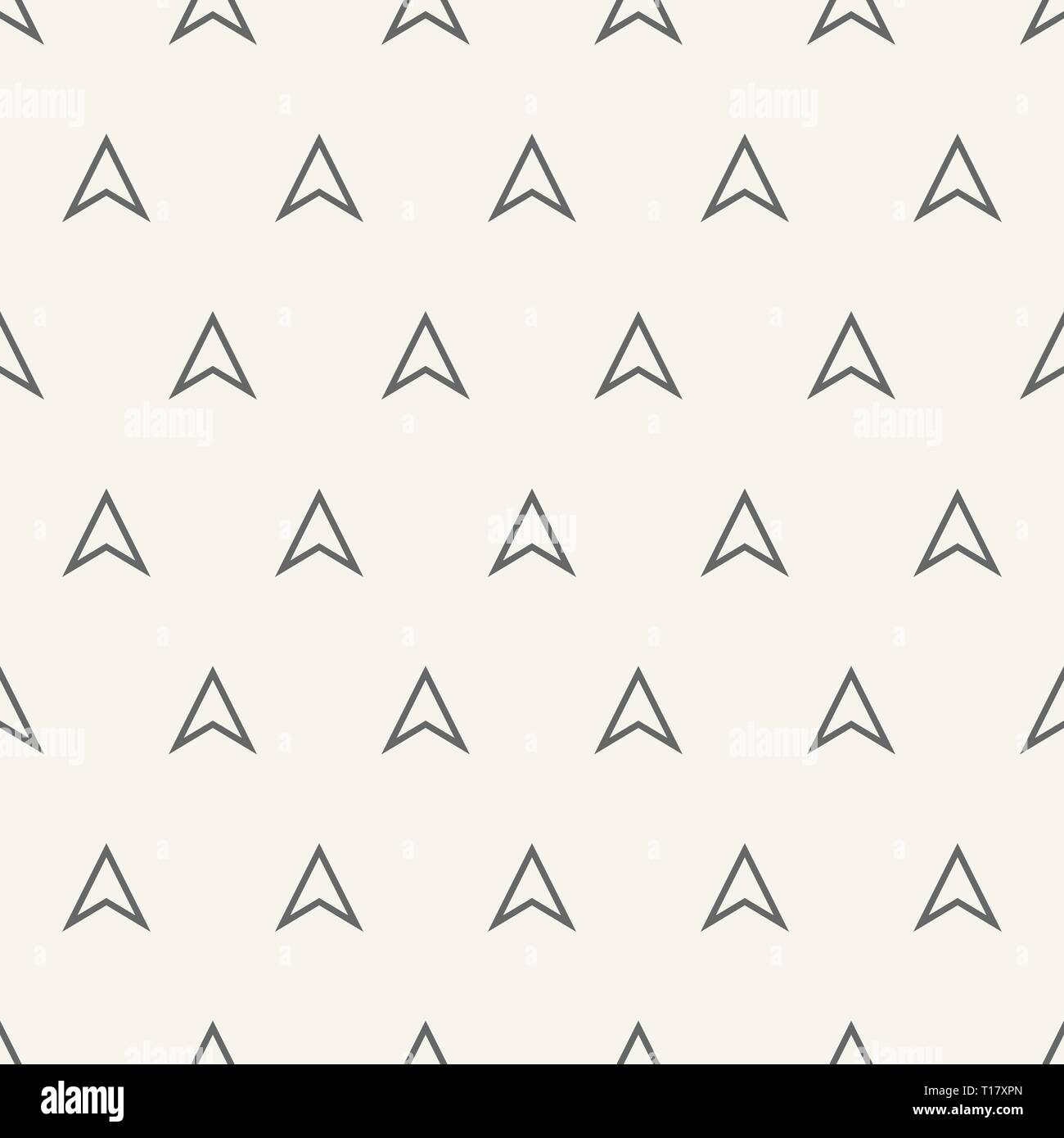 Seamless pattern with arrows motif. Minimalist abstract background ...