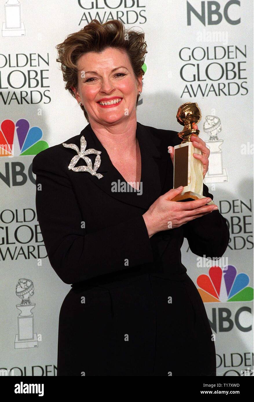LOS ANGELES, CA. January 19, 1997: Actress Brenda Blethyn at the Golden ...